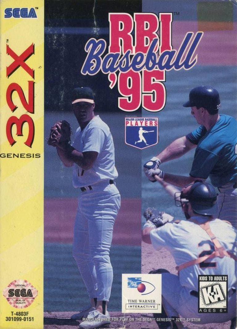 "Memórias Dos Dias De Verão: RBI Baseball '95 Na Sega 32X (1995 ...